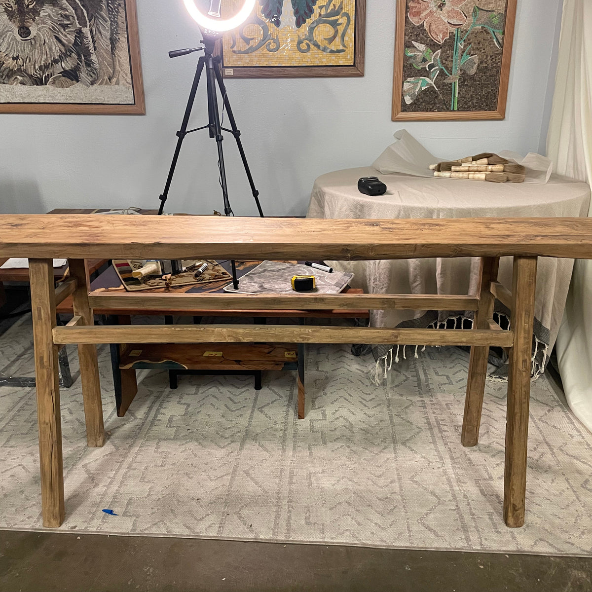 Vintage Console Table entryway table, hallway table, living room table ...